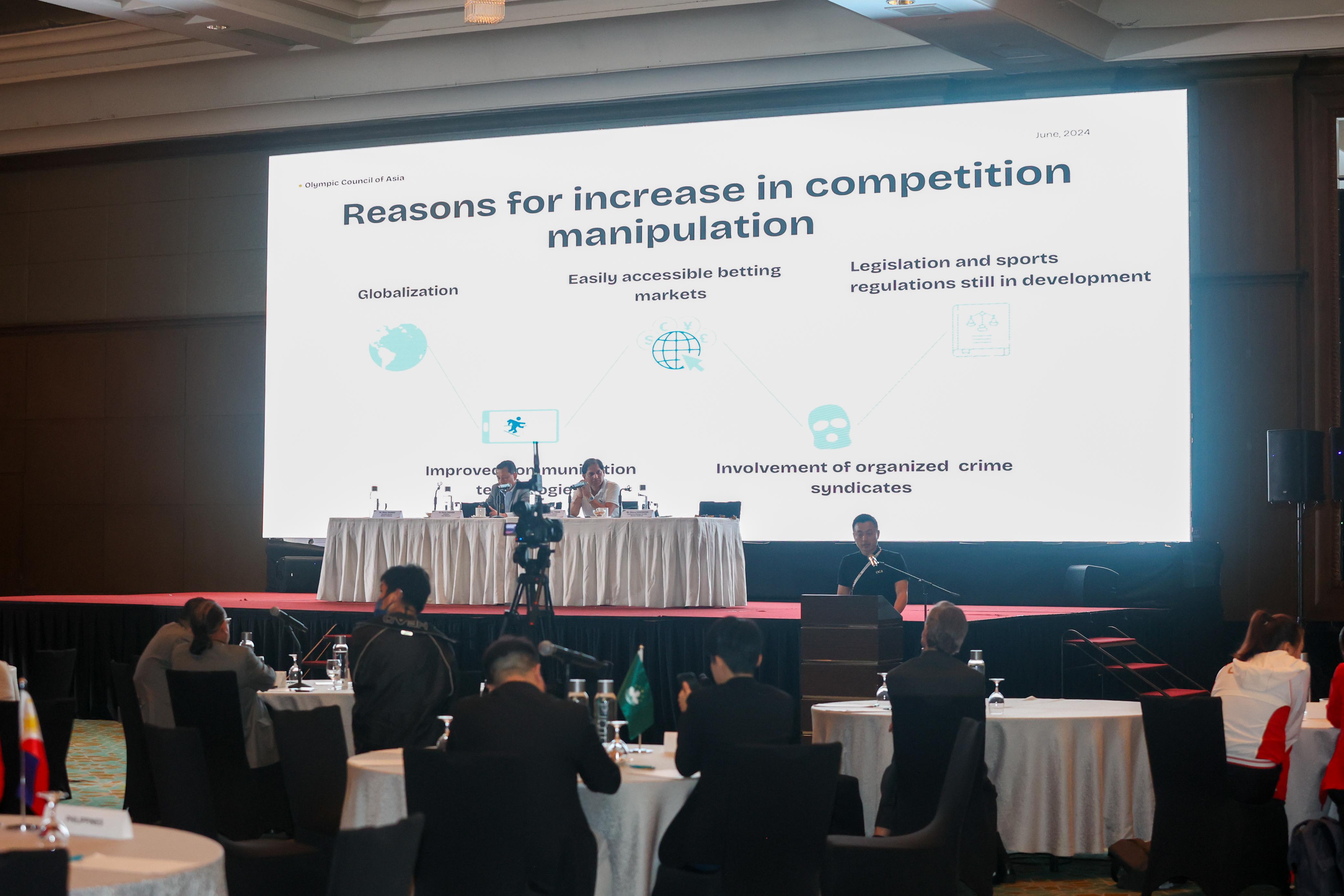 OCA » OCA focuses on prevention of competition manipulation in forum ...